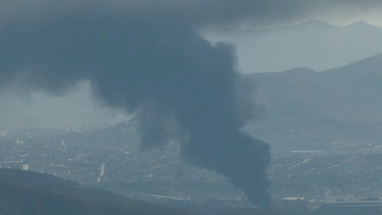 Smoke from Mexico factory fire visible in San Diego