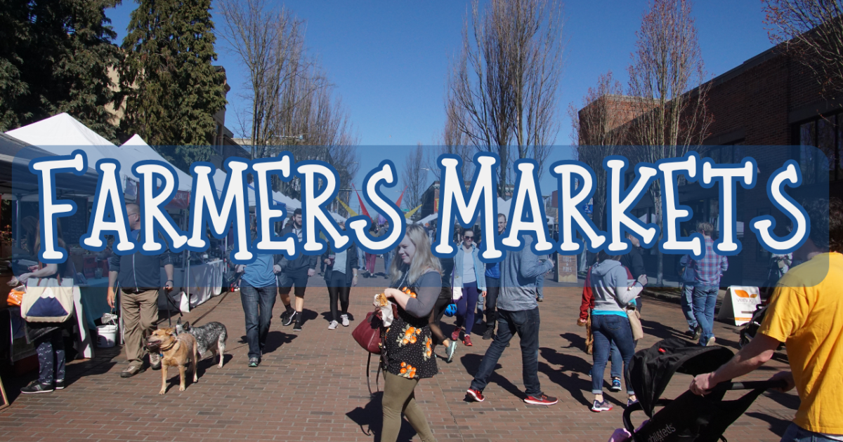 It's springtime, which means good weather for exploring farmers markets