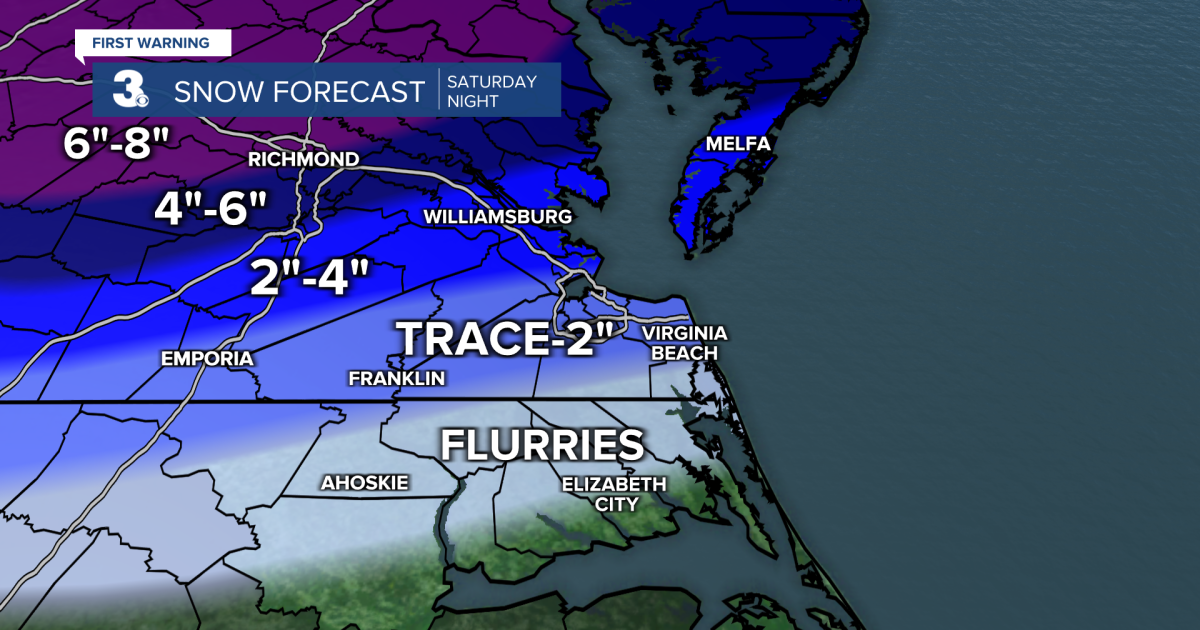 First Warning Forecast: Winter storm arrives tonight