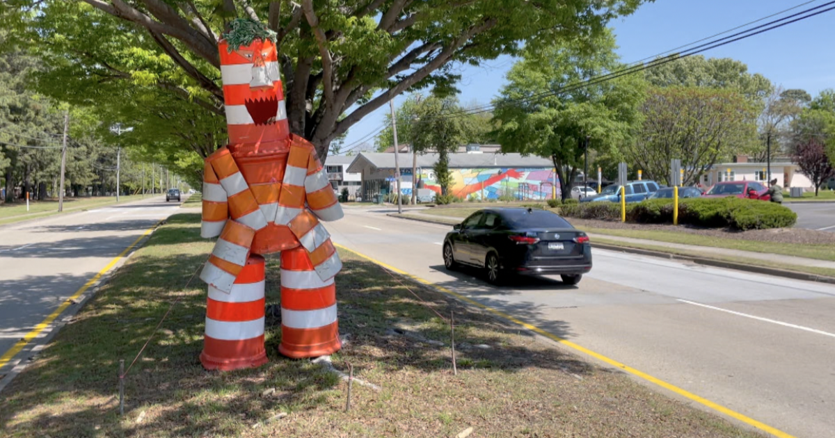 Barrel monsters are popping up near work zones around Norfolk, here's why!