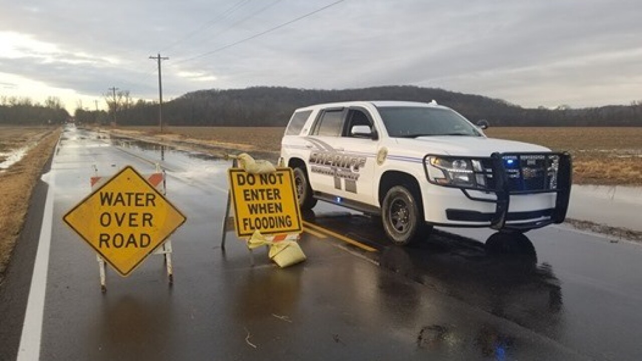 Sheriff's Office says people are stealing high water road signs