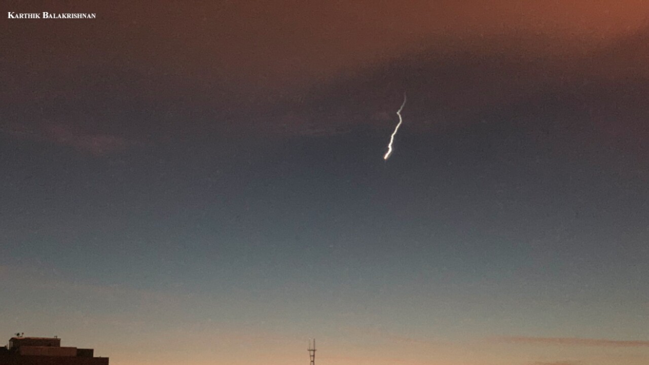 Strange light spotted in sky over San Francisco