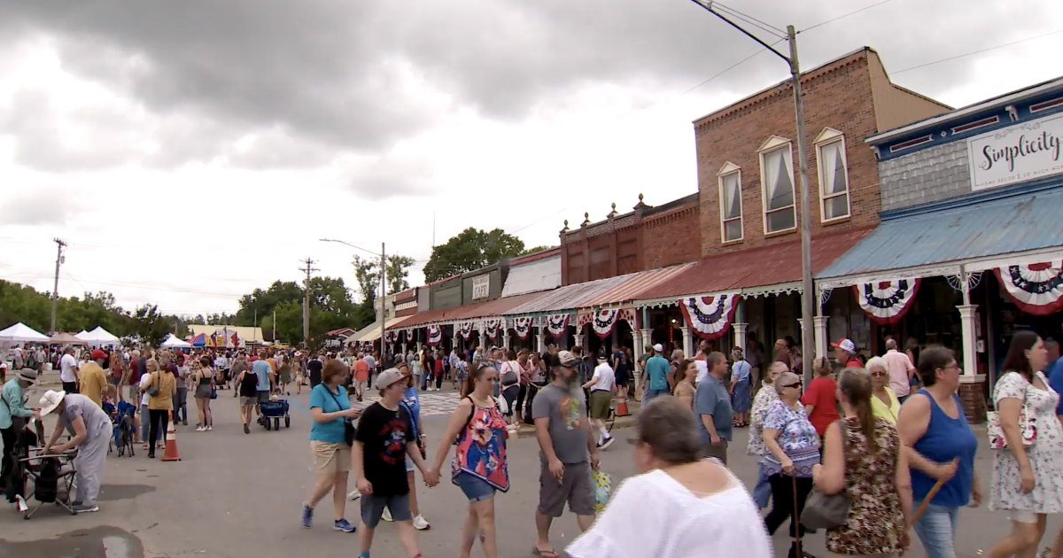 Small towns in America celebrate the return of the community festivals