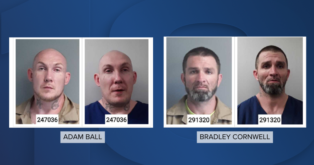 Both inmates who escaped from Blackburn Correctional Complex in police ...