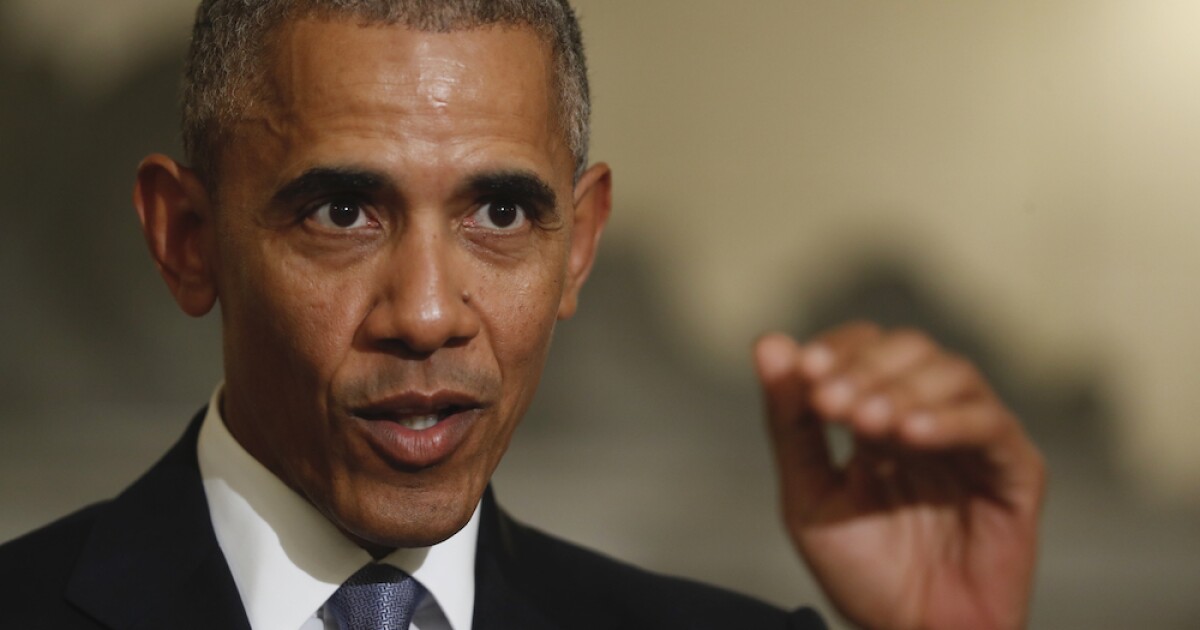 Obama criticizes use of slogans to make policy change