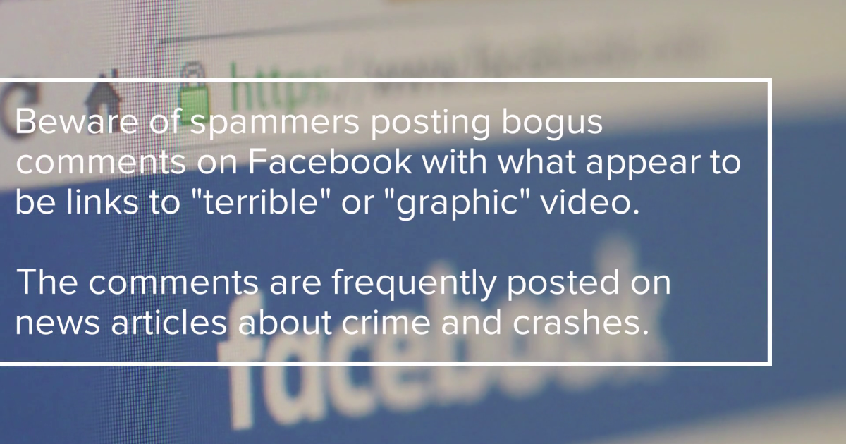 Spammers use bogus video links in Facebook comments