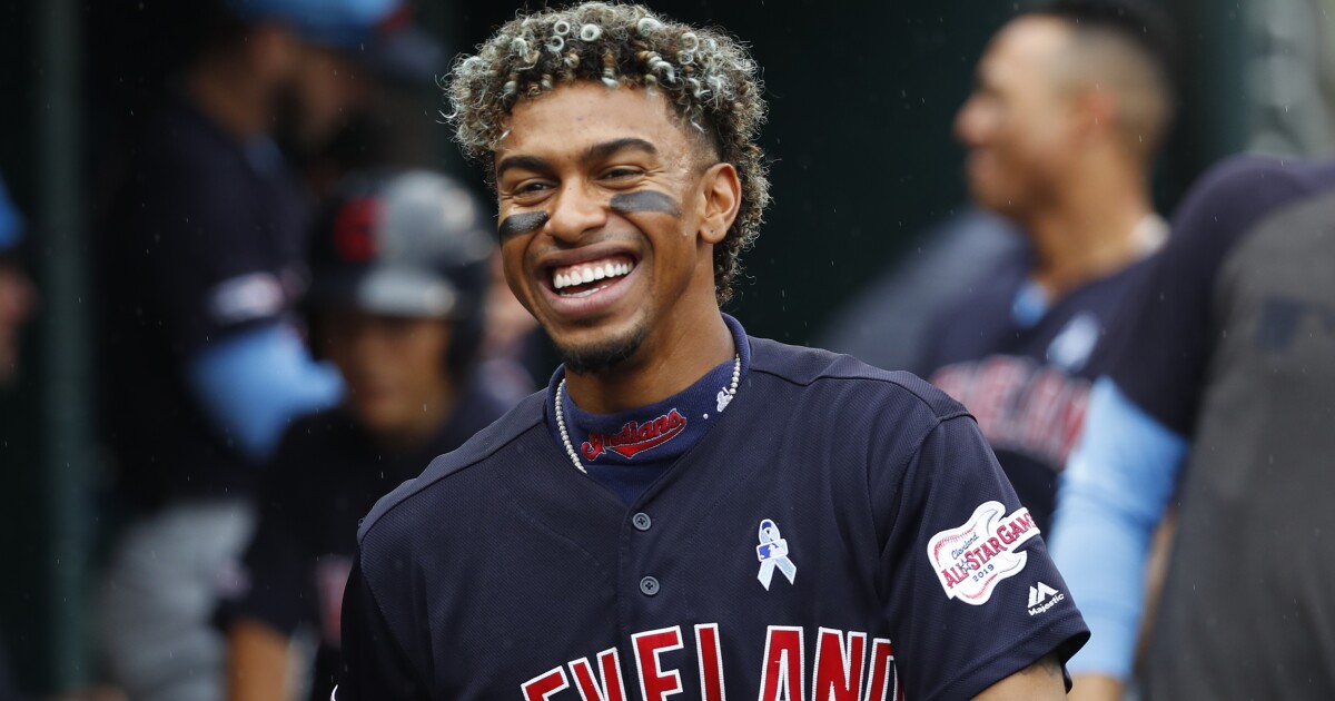 Francisco 'Mr. Smile' Lindor holding meet at greet at SmileDirectClub ...