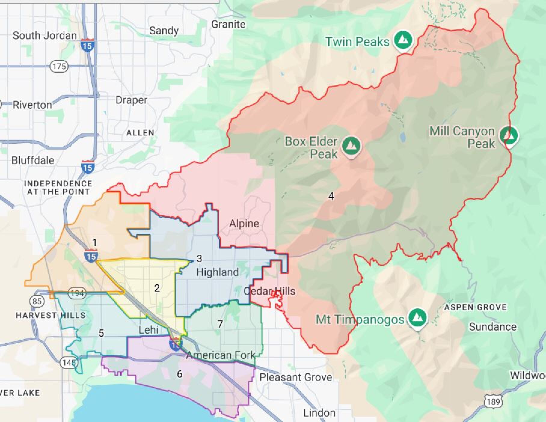 New boundaries for Alpine School District division released by Utah County
