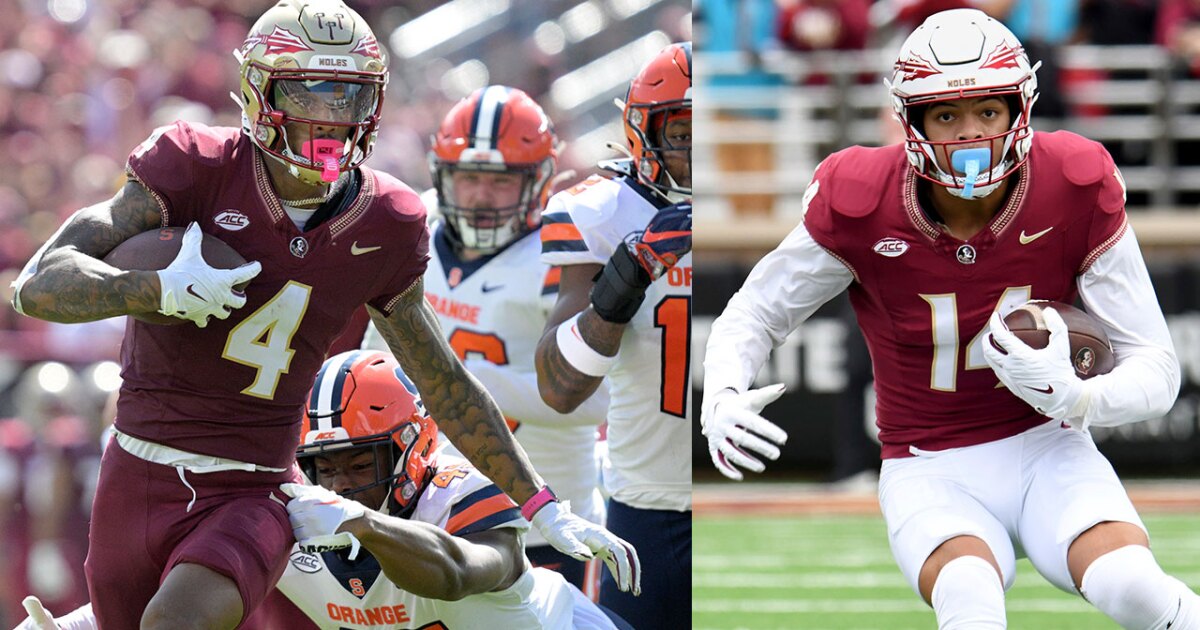 Will Florida State receivers Keon Coleman, Johnny Wilson play against Miami?