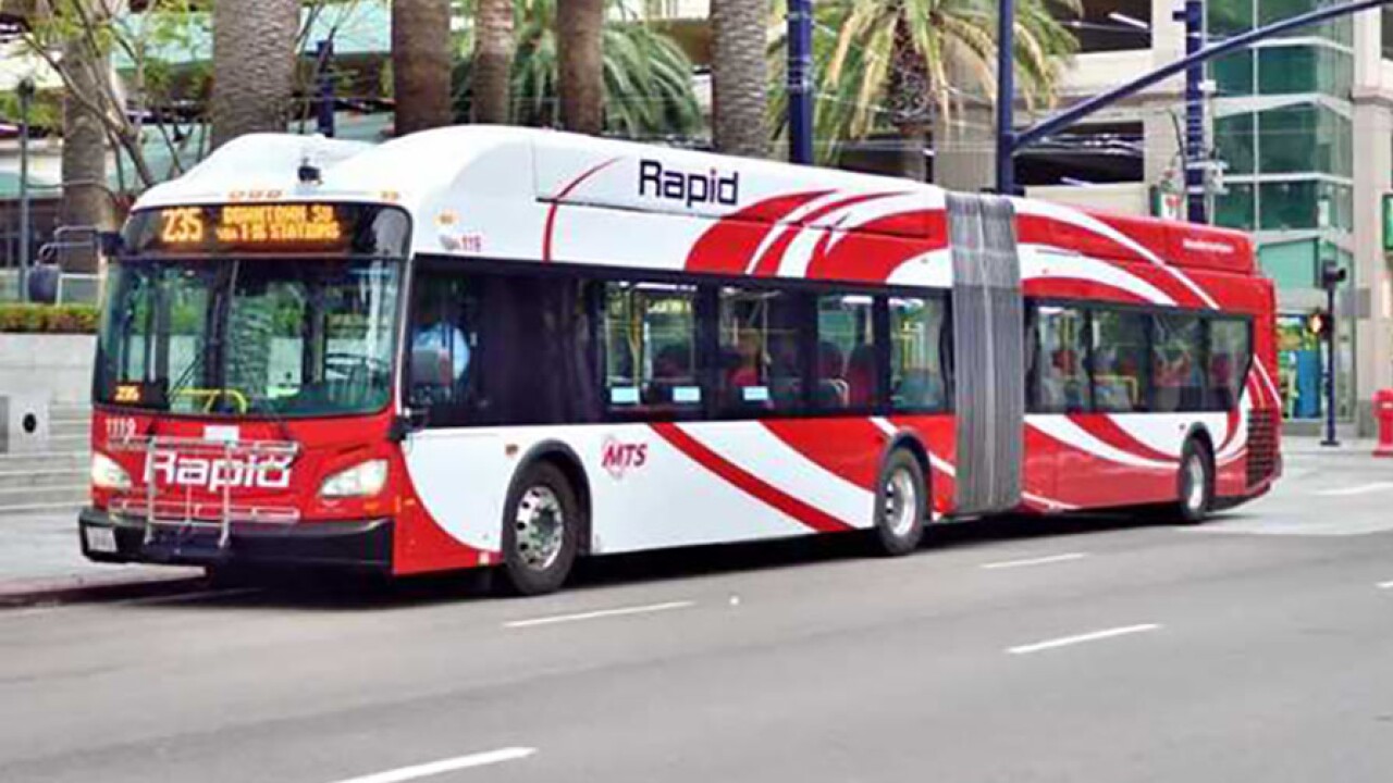 MTS bus routes in Mission Valley rerouted due to flooding
