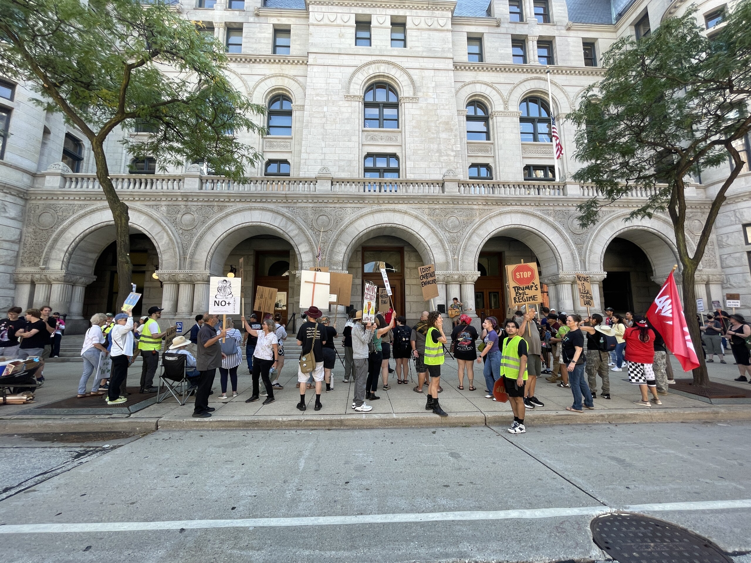 Advocates in Milwaukee protest ICE operations following deadly Illinois ...