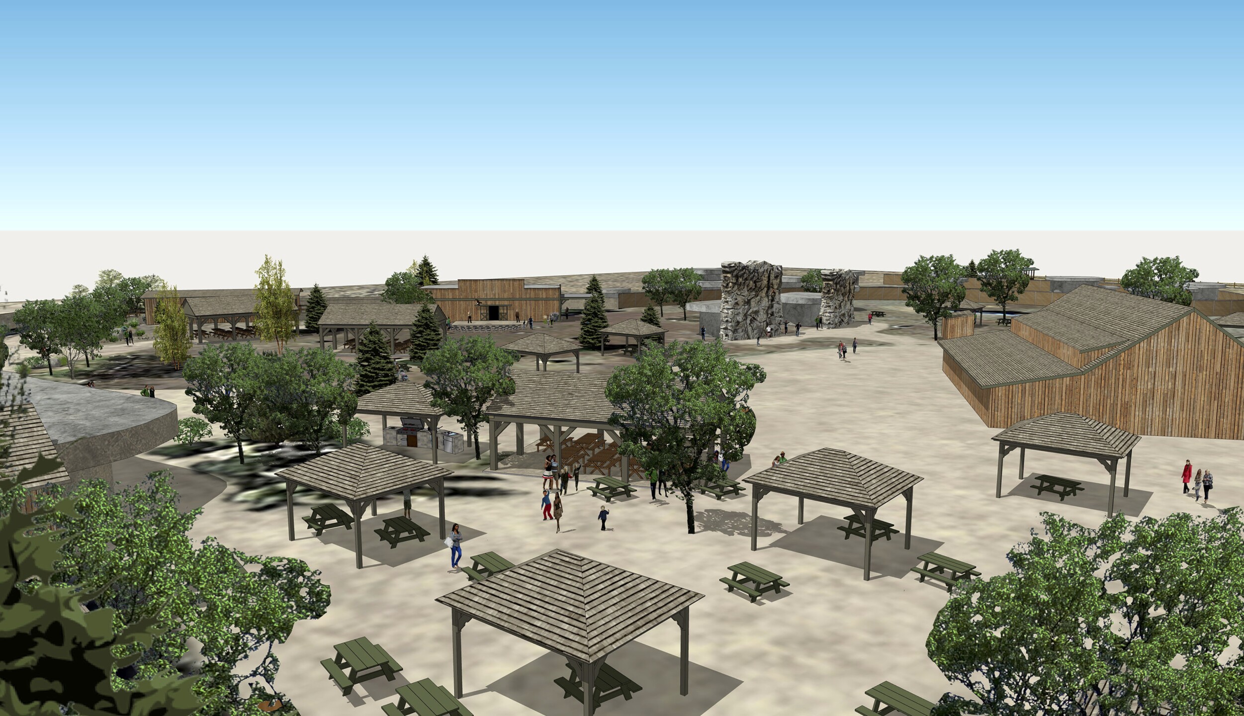 First look: Birds-of-prey attraction, Raptor Ranch, planned for ...