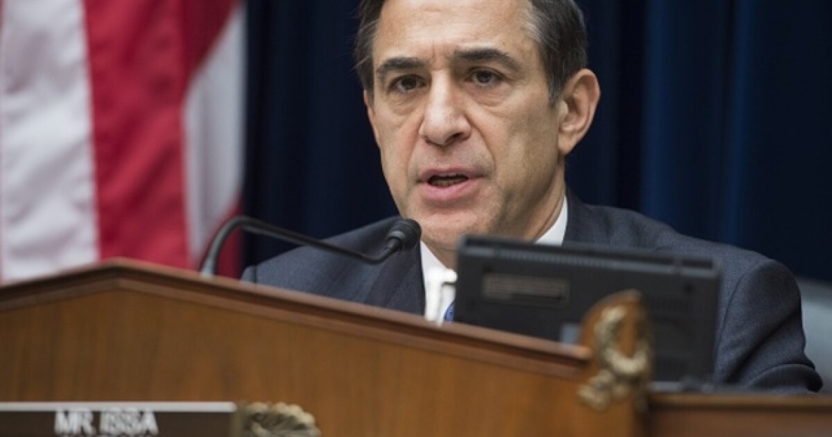 Rep. Issa protestors battle over celeb donations