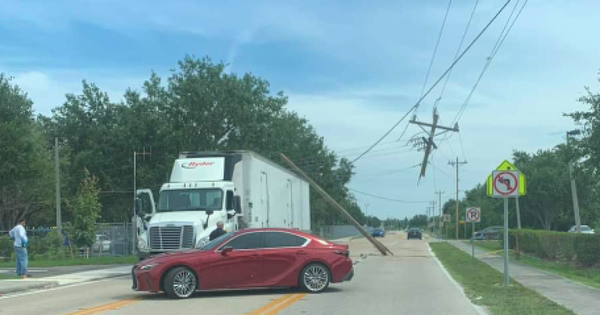 Crash knocks down power lines at Lee Blvd. and Sarah Ave. Crash knocks down power lines at Lee Blvd. and Sarah Ave.