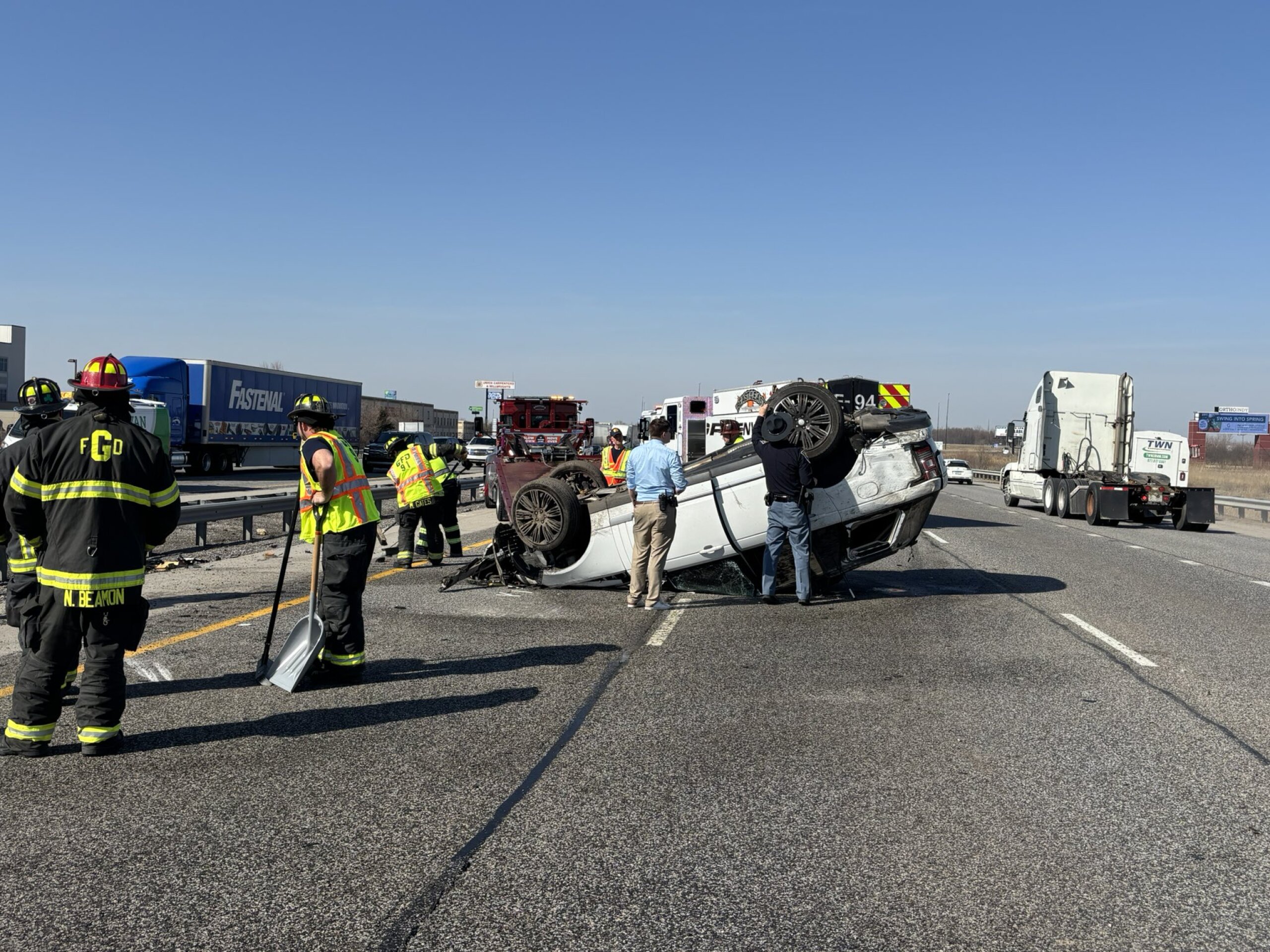 Crash on I-65 northbound near County Line Road causes lane closure