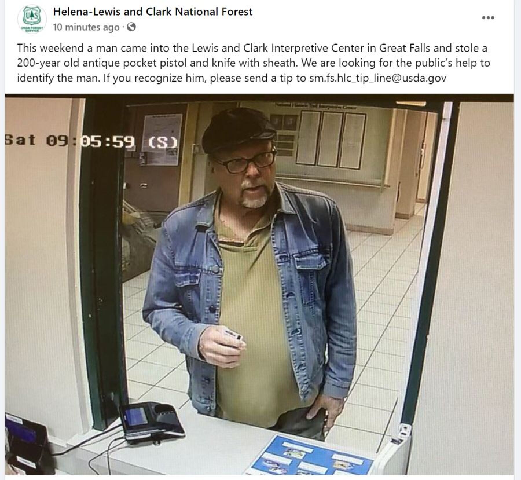 Suspect charged for Lewis & Clark center theft