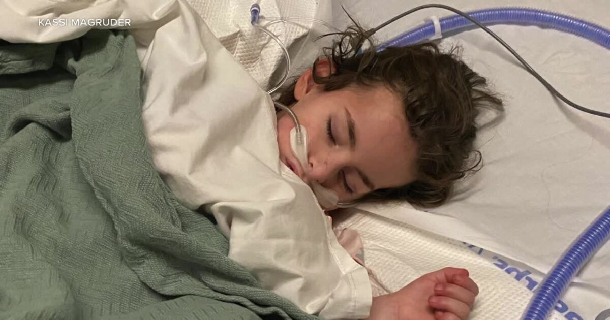 Montana mom recounts daughter's scary fight against the flu