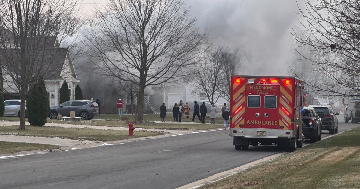 Menomonee Falls Fire Department responds to house fire Saturday