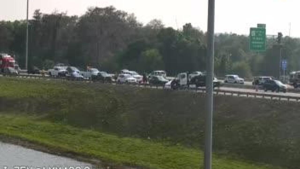 Accident causes heavy traffic I-75 at Exit 139