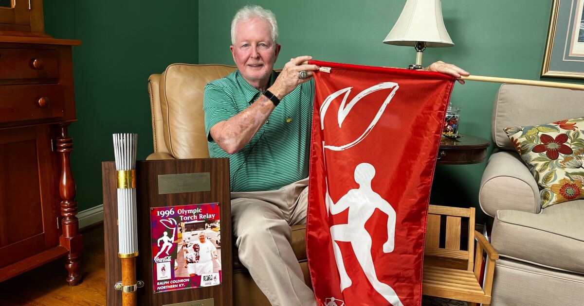 Lexington man reflects on 1996 Olympic torch run ahead of the 2024 Games