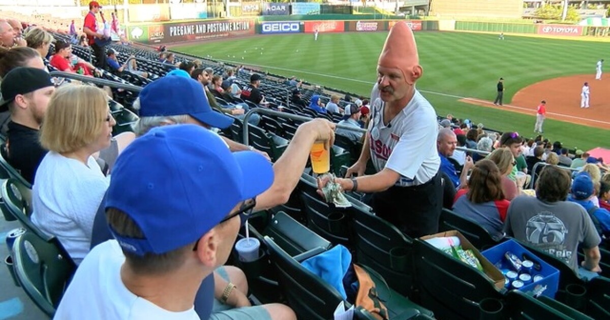 Conehead celebrates 40 years with the Bisons