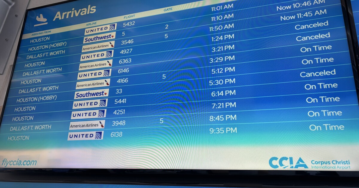 TSA shortages cause flight delays for Corpus Christi travelers