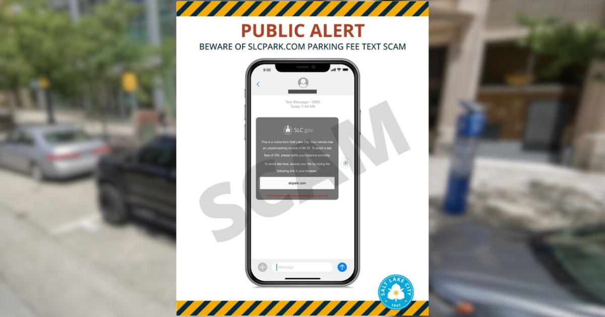 Salt Lake City parking scam spreads through text messages
