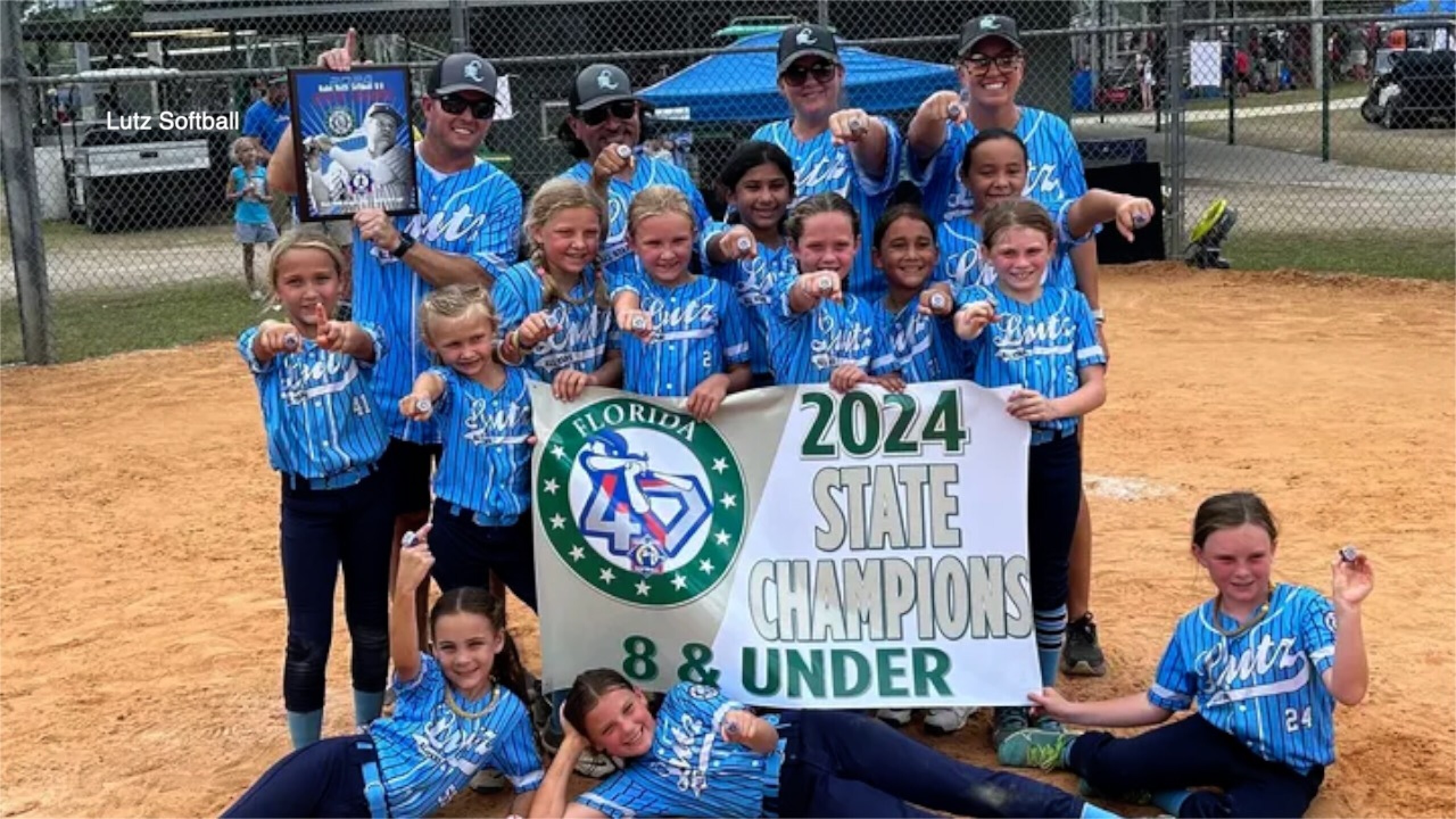 Lutz 8U all-star softball team represents Florida at Babe Ruth World Series