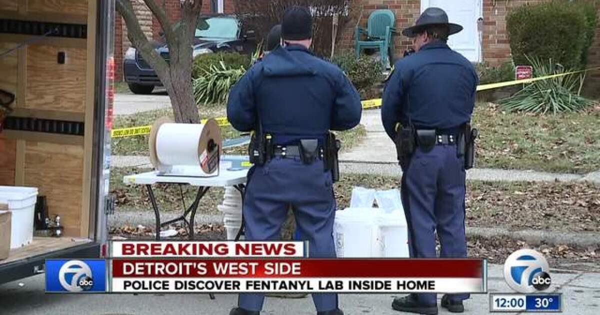 Police Bust Drug Lab On Detroits West Side