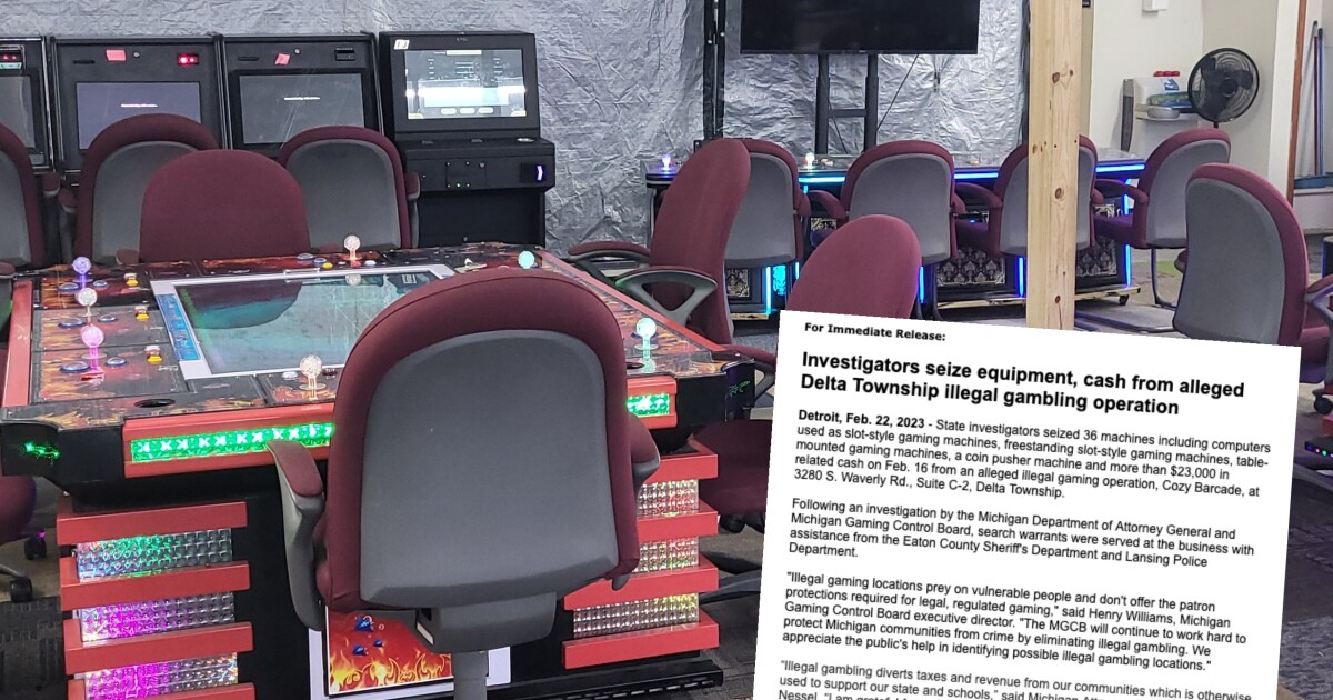 State investigators seize equipment from illegal gambling operation