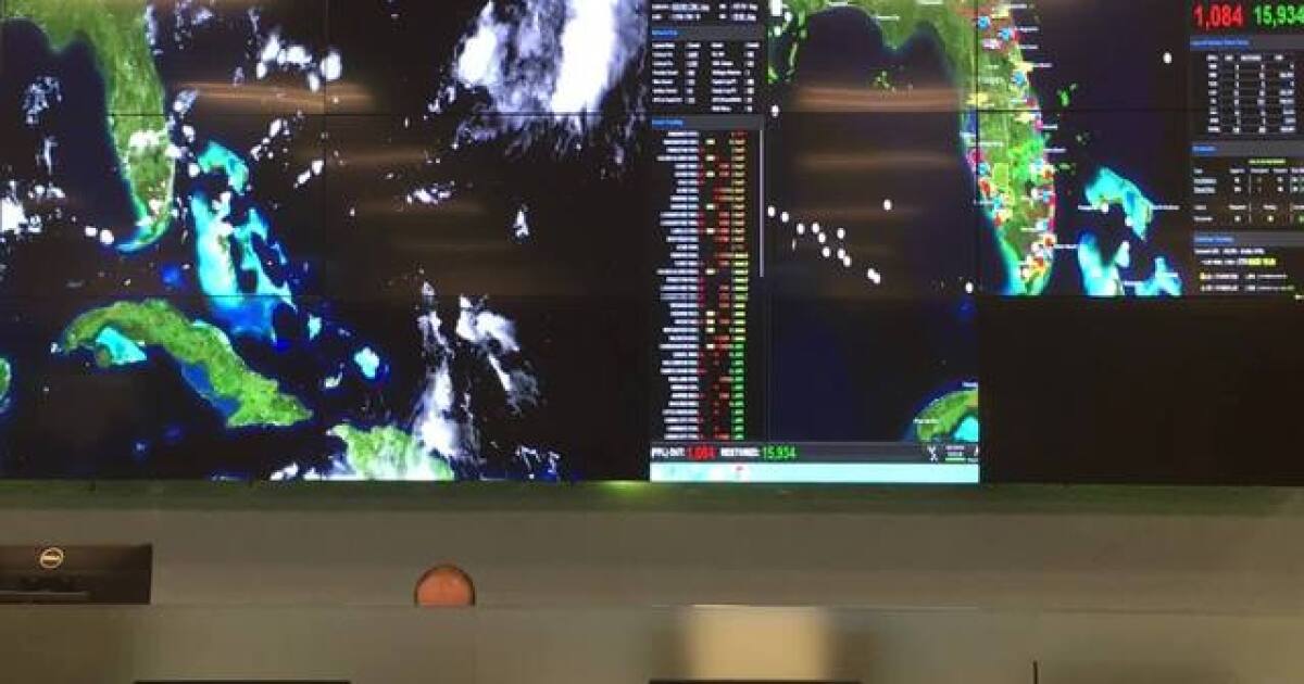 FPL prepares in command center as storms develop