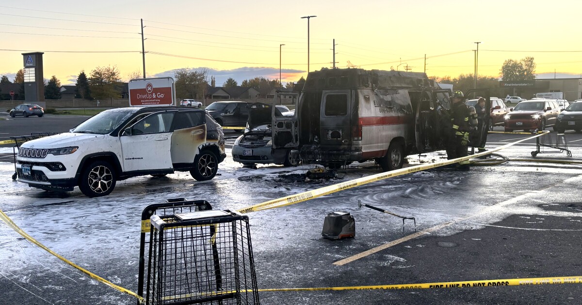 Firefighters put out vehicle fire in Billings Albertsons parking lot