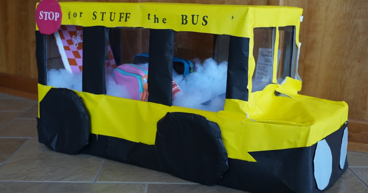 Stuff the Bus raises money for students' school supplies