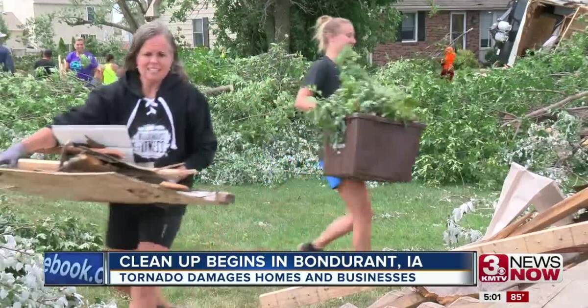 Cleanup begins after tornadoes rip through Iowa Cleanup begins after tornadoes rip through Iowa