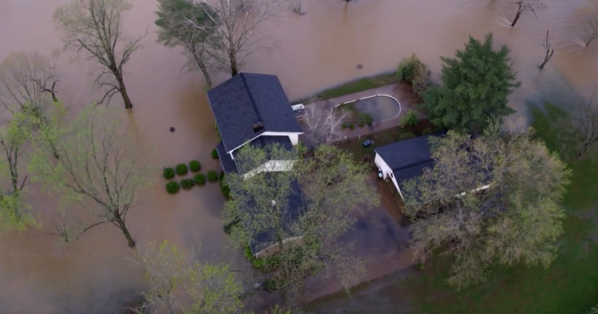 Video Drone Footage Shows Dramatic Flooding Aftermath In Hermitage