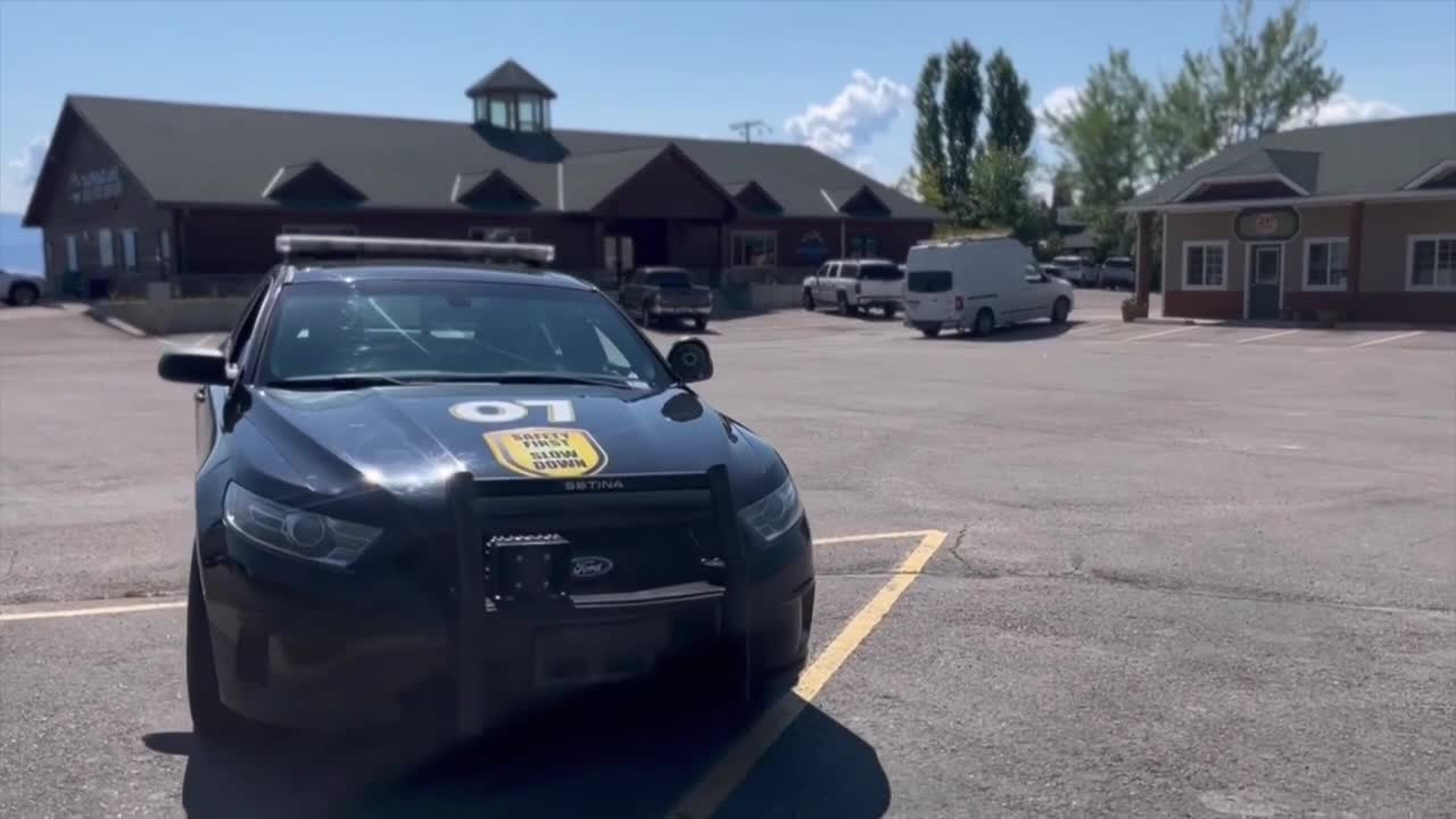 New traffic safety vehicle on Highway 93 in Lakeside