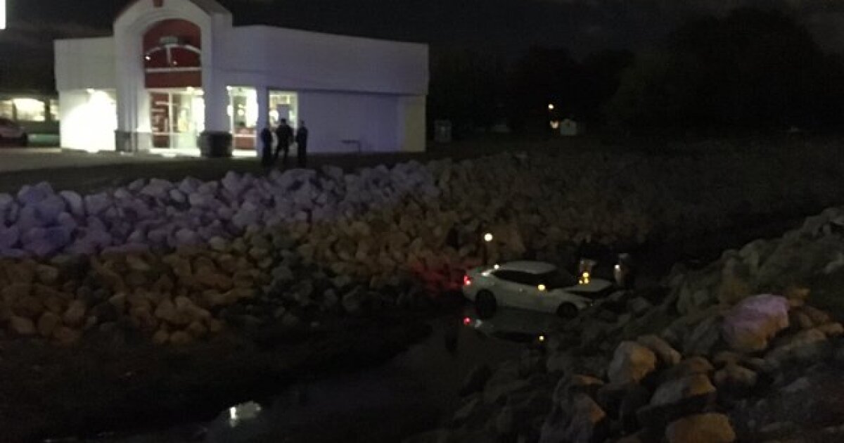 One Man Found Dead Inside Car In Creek