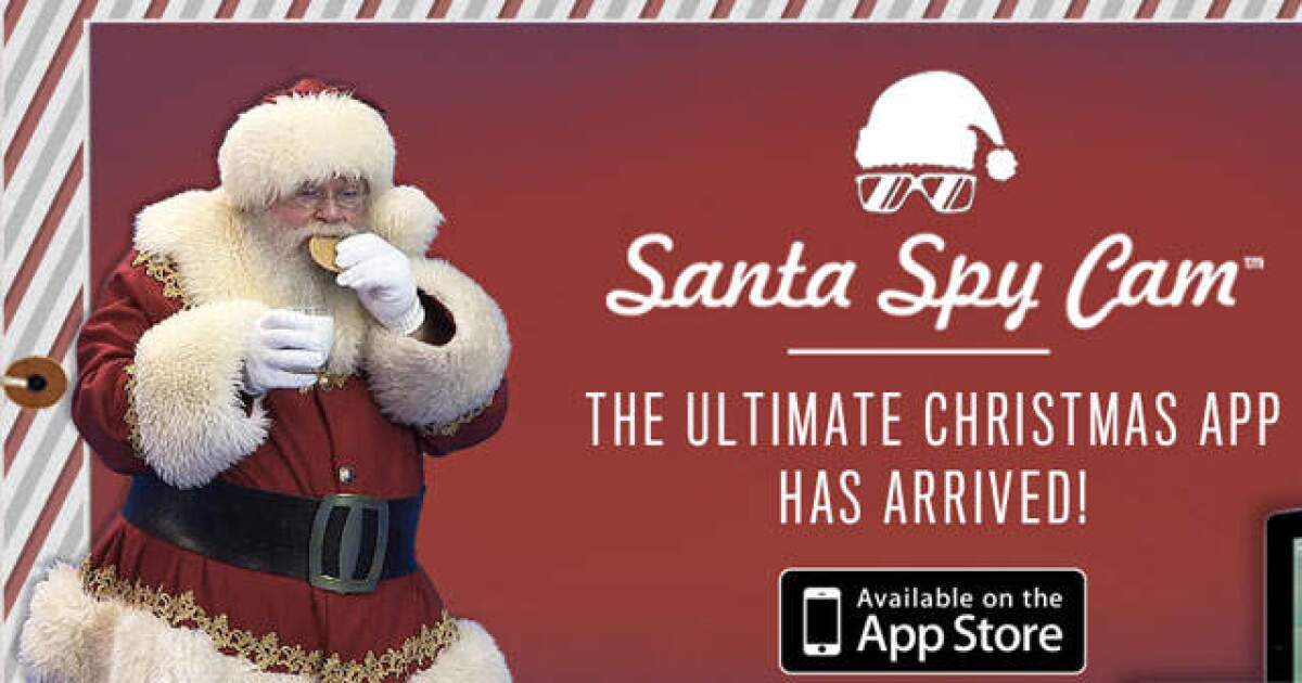 New app Santa Spy Cam lets you spy on Santa and his elves