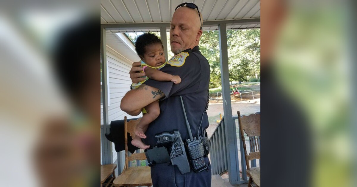 Officer who saved baby’s life becomes her Godfather