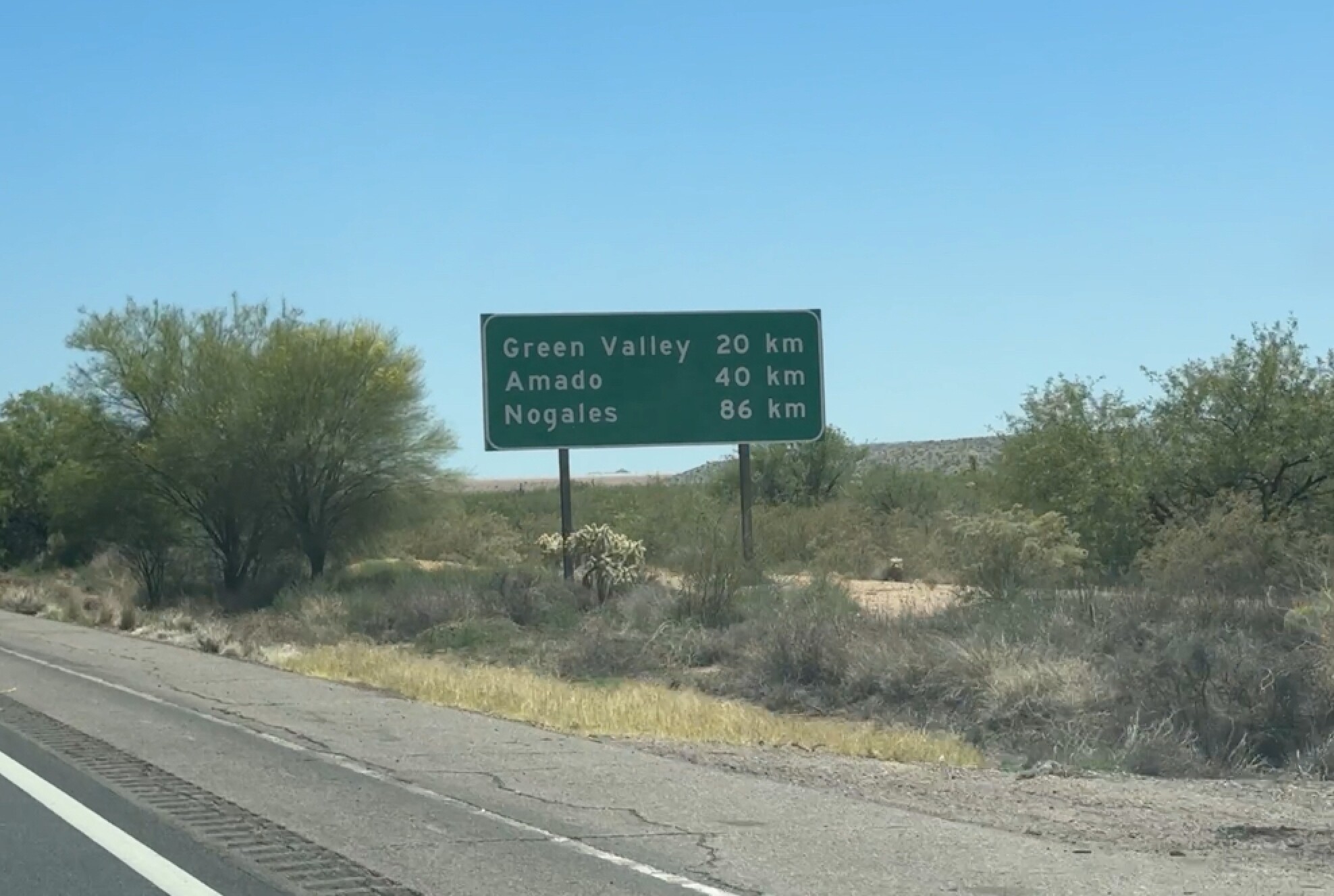 Southern Arizona home to nation's only metric highway