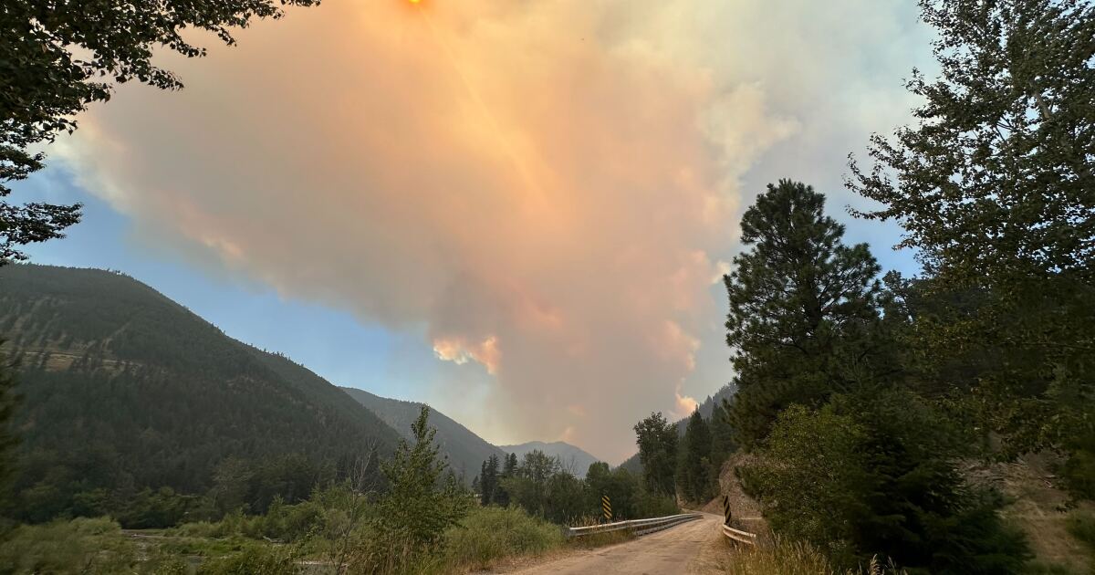 Miller Peak Fire grows to over 1,900 acres southeast of Missoula