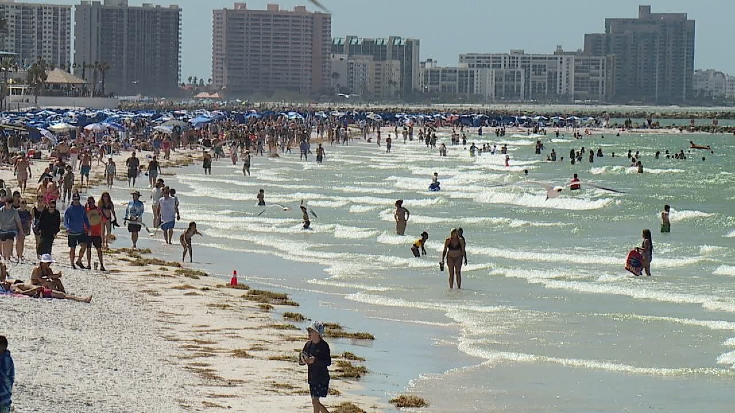 Lifeguards stress safety as spring breakers flock to beaches