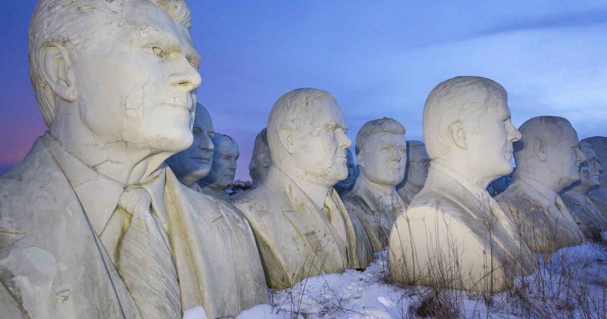 Why these presidential heads are sitting in a Virginia field