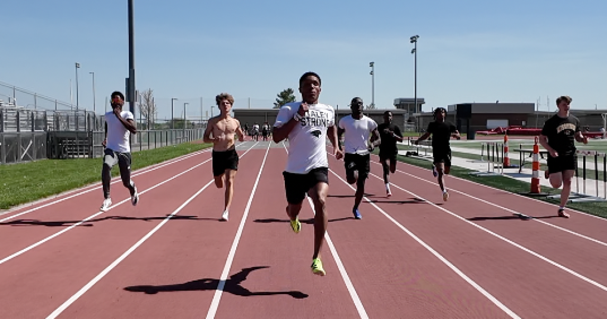 Athlete of the Week: Staley High School track and field sprinter RJ Collins