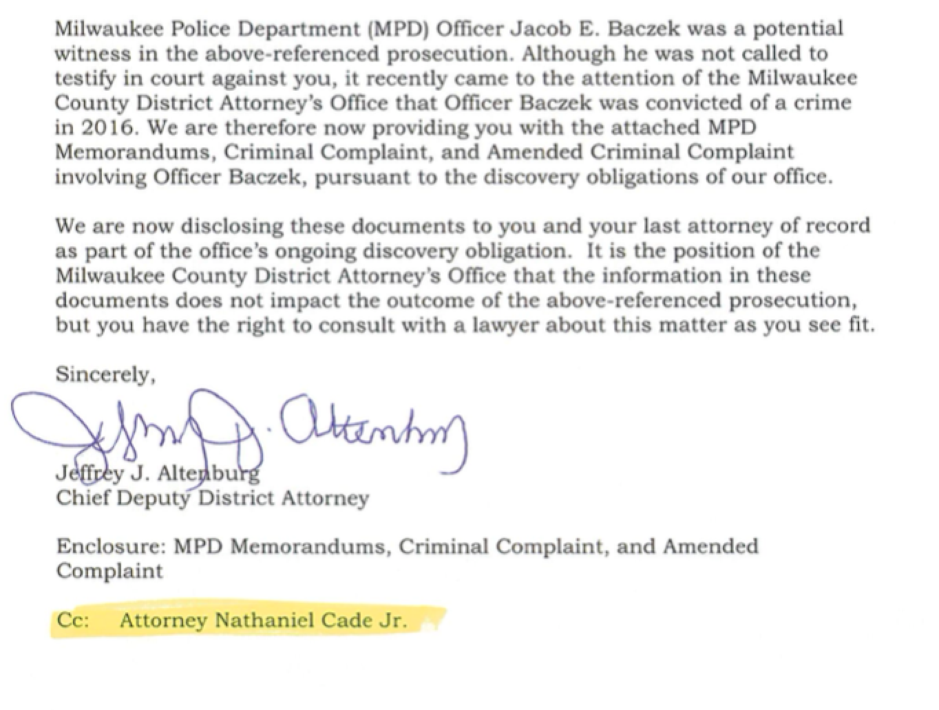 Lawyer blames MPD after TMJ4 identifies officer missing from Brady list