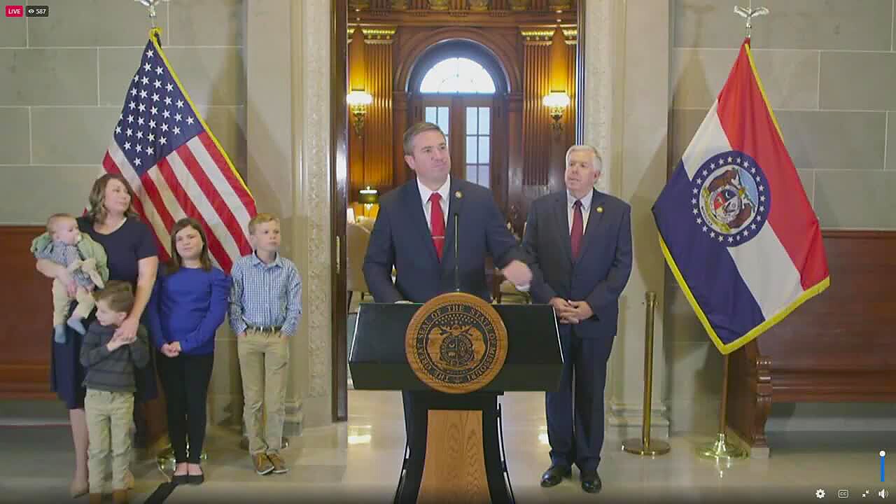 Missouri's new Attorney General Andrew Bailey takes office Missouri's new Attorney General Andrew Bailey takes office