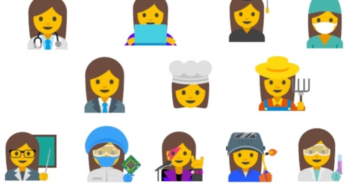 Google wants more career emojis for women
