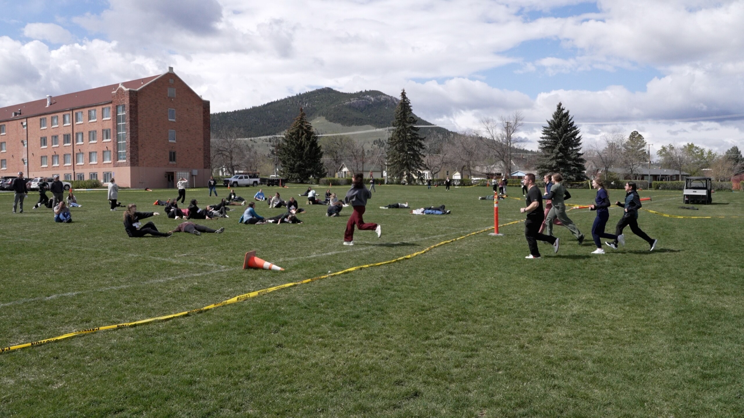 Carroll College nursing students conduct mass casualty training