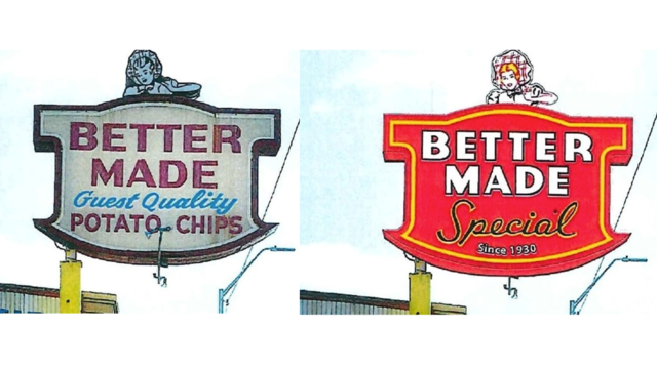 Potato chip maker Better Made to replace original sign with fresh look