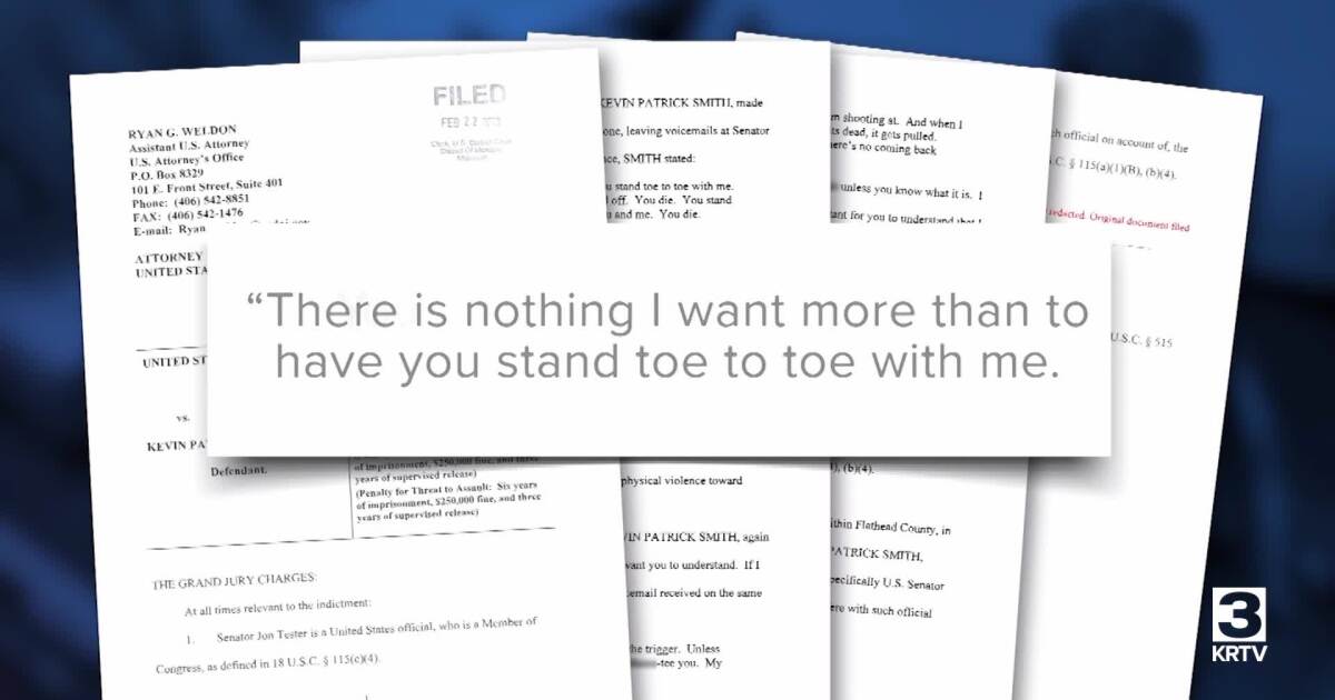 Man Sentenced For Threatening To Kill U S Senator Tester